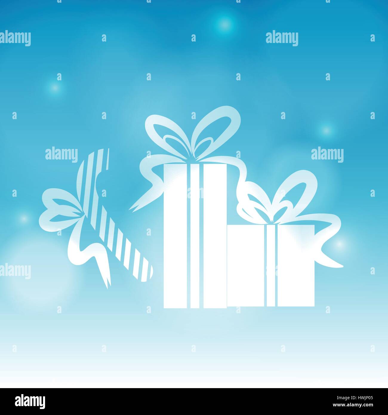 Gift boxes on blue Stock Vector Images - Alamy
