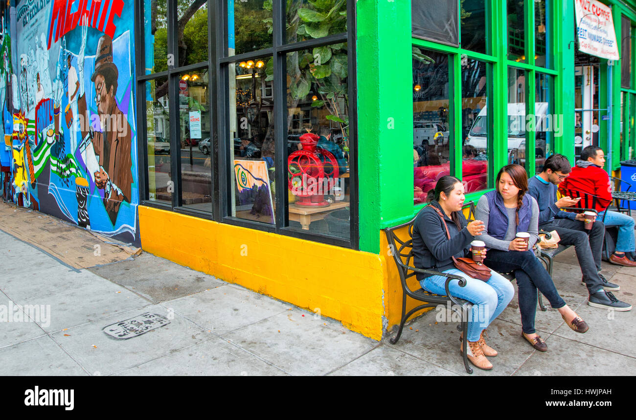 Street scene in Castro district Stock Photo - Alamy