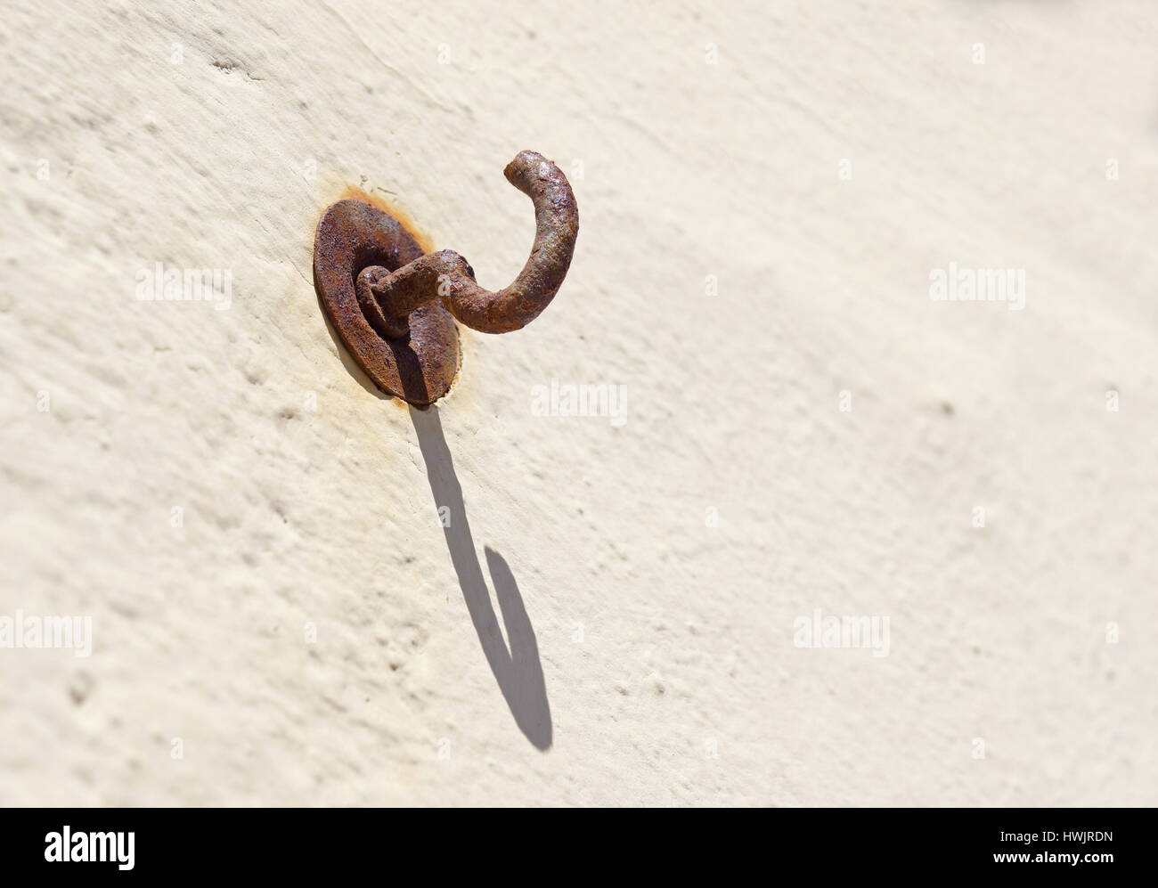 rusted hook on the wall Stock Photo - Alamy