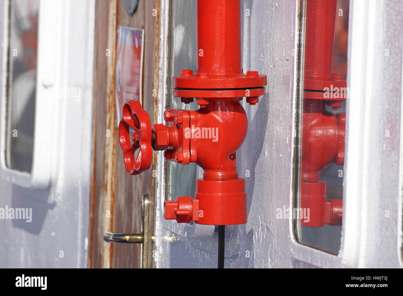 nautical hydrant for firefighters Stock Photo - Alamy