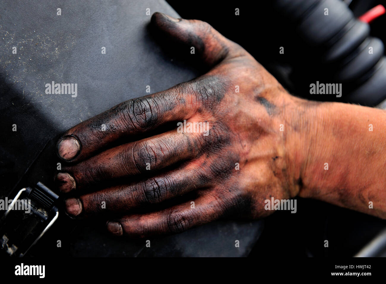 a person, a working, arm, black works, craft employment, illegally ...