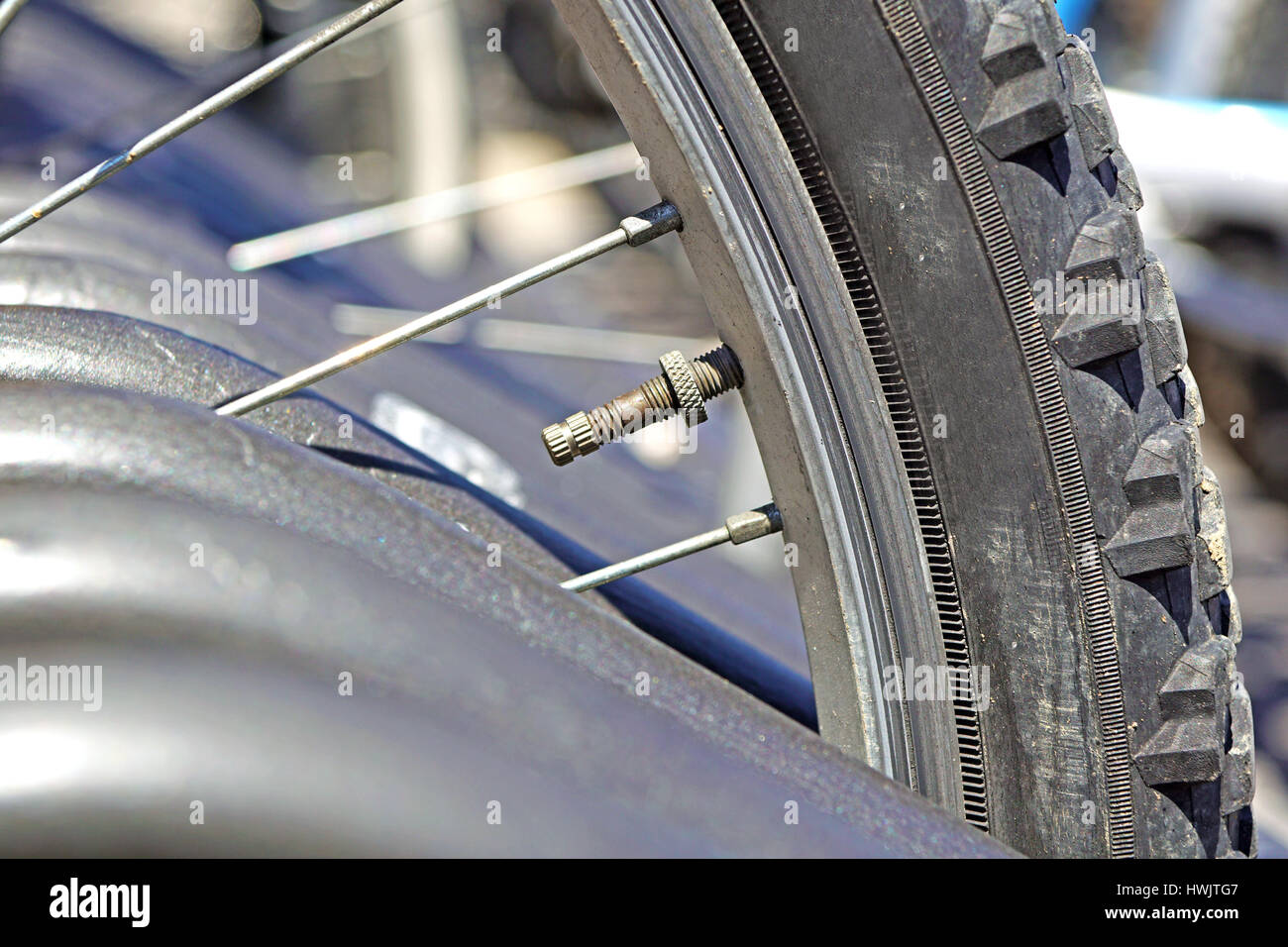 Detail bicycle wheel hi-res stock photography and images - Alamy