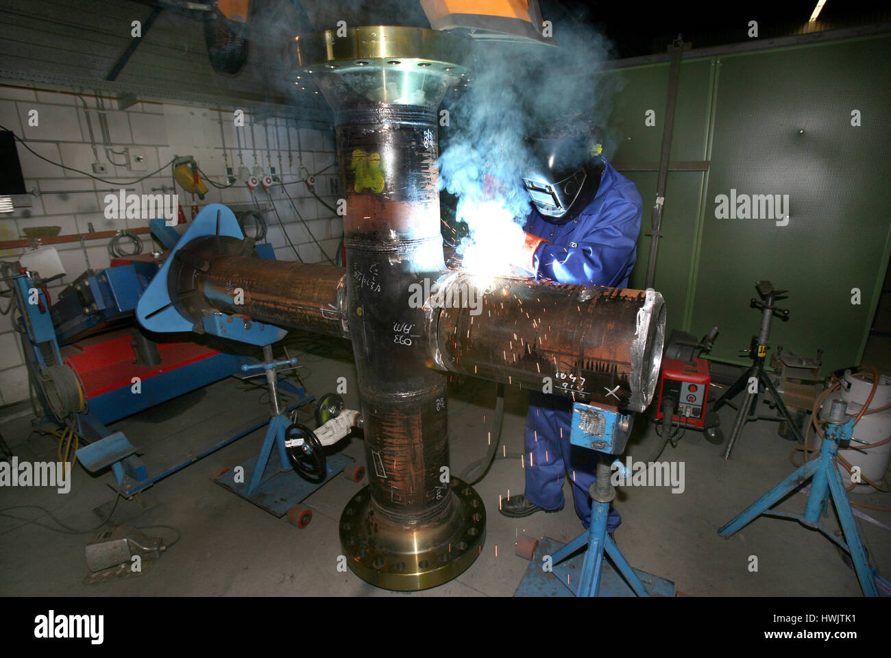 factory worker at Stork machinery plant Stock Photo - Alamy