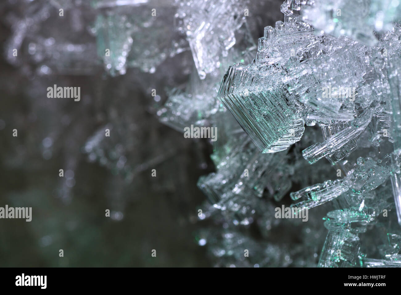 Ice crystals background hi-res stock photography and images - Alamy
