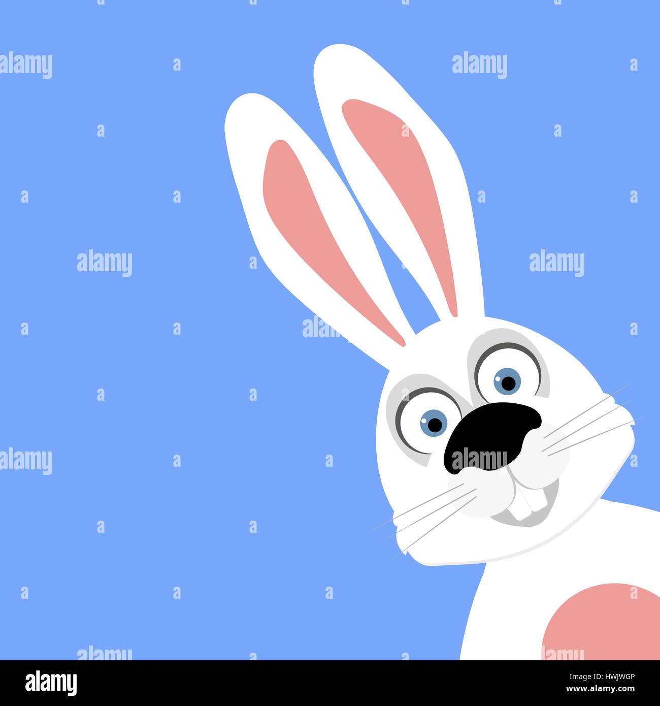Funny easter rabbit Stock Vector Image & Art - Alamy