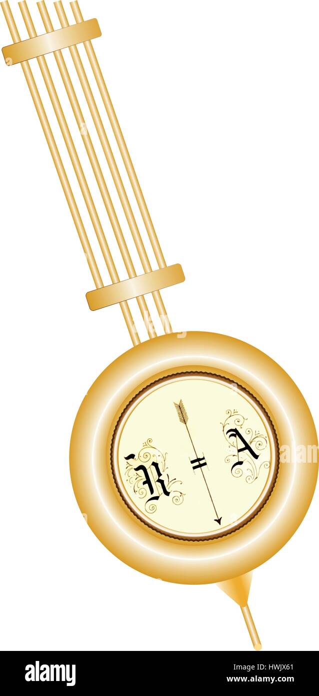 Medieval striking clock Stock Vector Images - Alamy