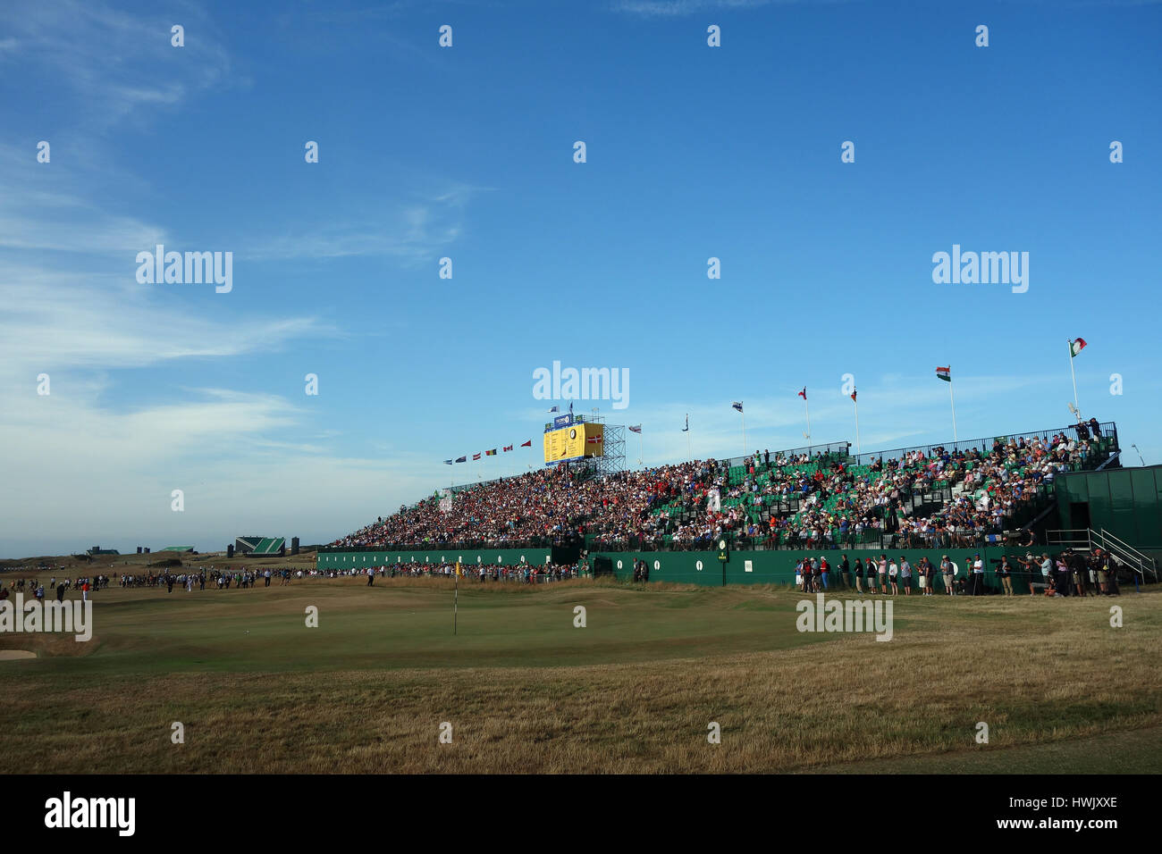 THE 18TH HOLE GRANDSTAND THE OPEN CHAMPIONSHIP THE OPEN CHAMPIONSHIP ...