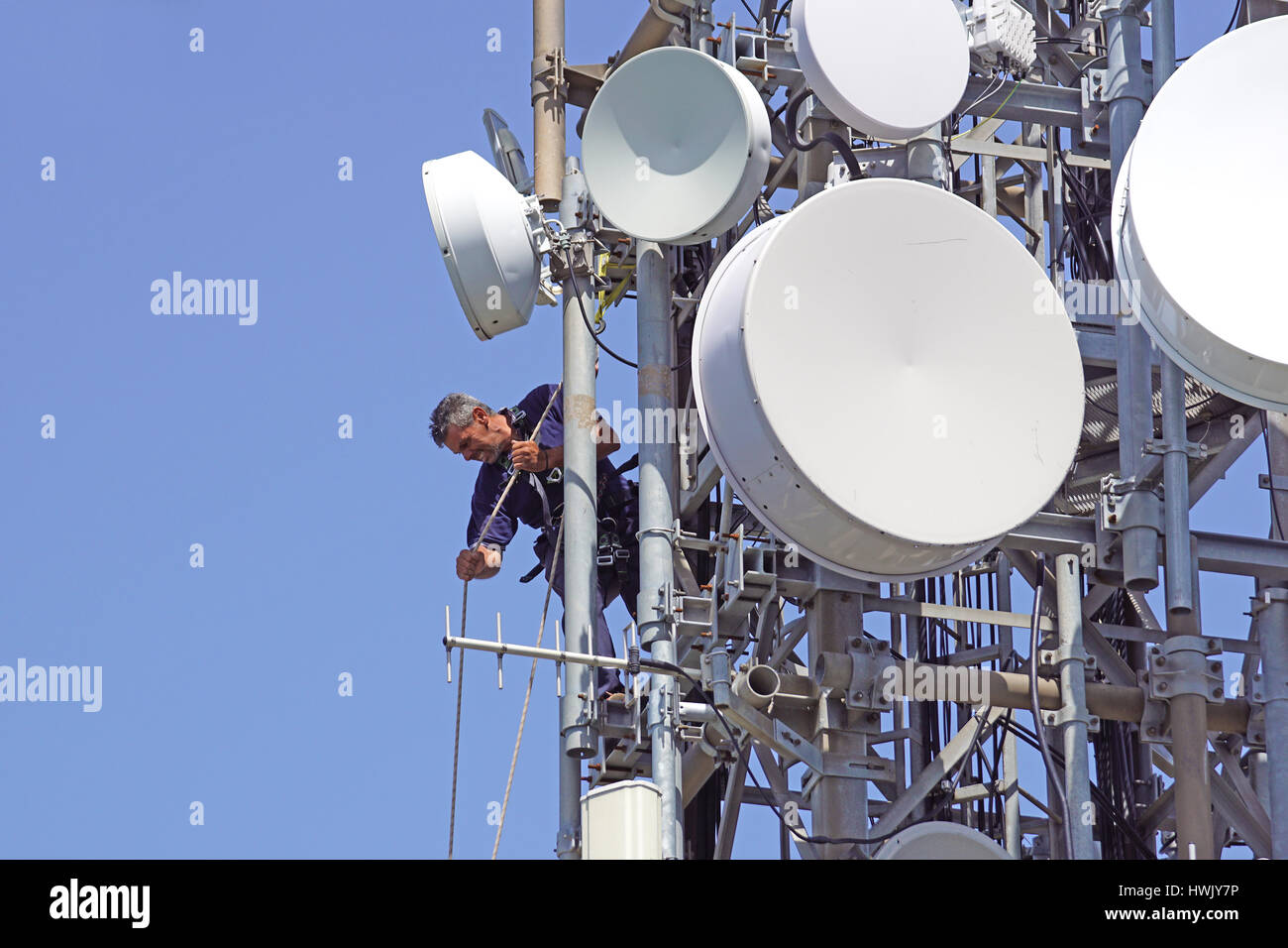 Telecom installation mobile station hi-res stock photography and images ...