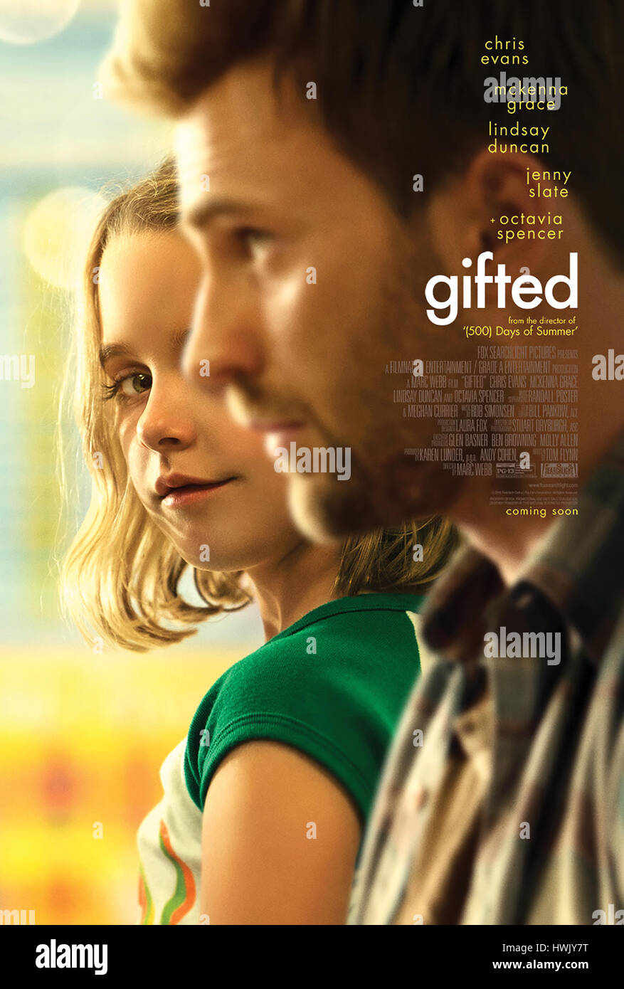 GIFTED, US poster, l-r: McKenna Grace, Chris Evans, 2017. TM ...