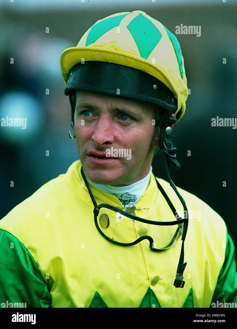 PAT EDDERY JOCKEY 21 April 1993 Stock Photo - Alamy