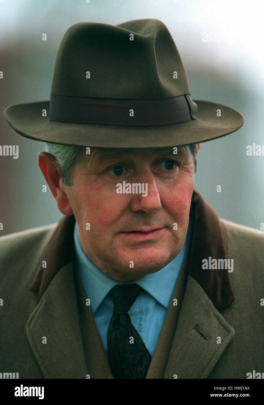 DAVID ELSWORTH RACE HORSE TRAINER 21 April 1993 Stock Photo - Alamy