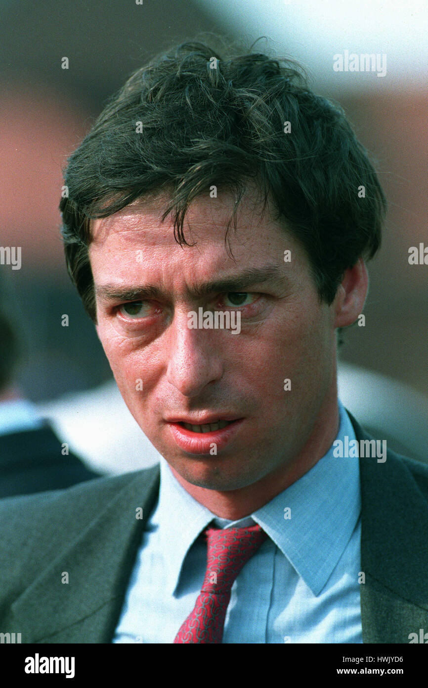 WILLIAM JARVIS RACE HORSE TRAINER 19 May 1993 Stock Photo - Alamy