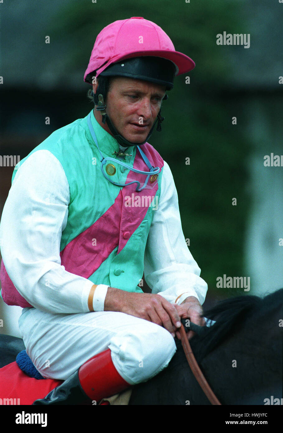 PAT EDDERY JOCKEY 09 July 1993 Stock Photo - Alamy