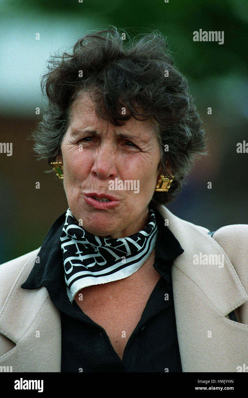 BARBARA WARING RACE HORSE TRAINER 10 July 1993 Stock Photo - Alamy