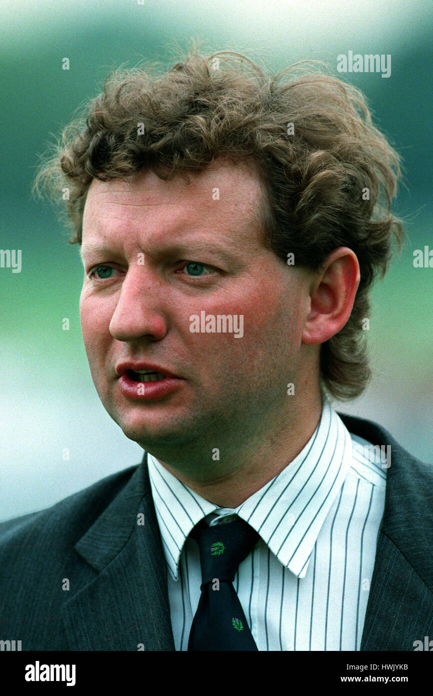 MARK JOHNSTON RACE HORSE TRAINER 20 August 1993 Stock Photo - Alamy