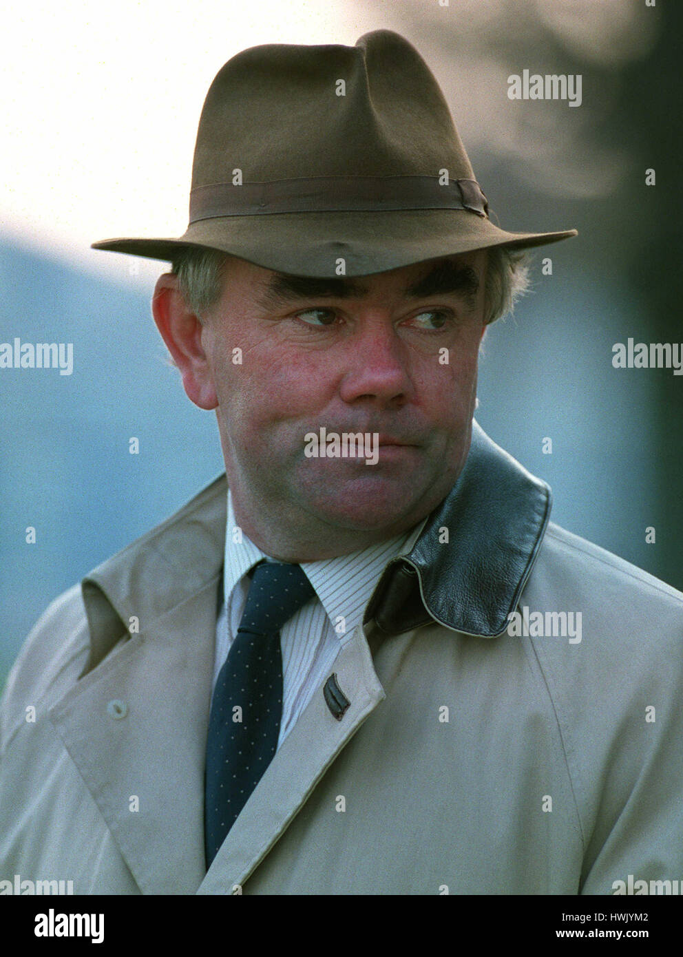 DAVID BARON RACE HORSE TRAINER 20 August 1993 Stock Photo - Alamy