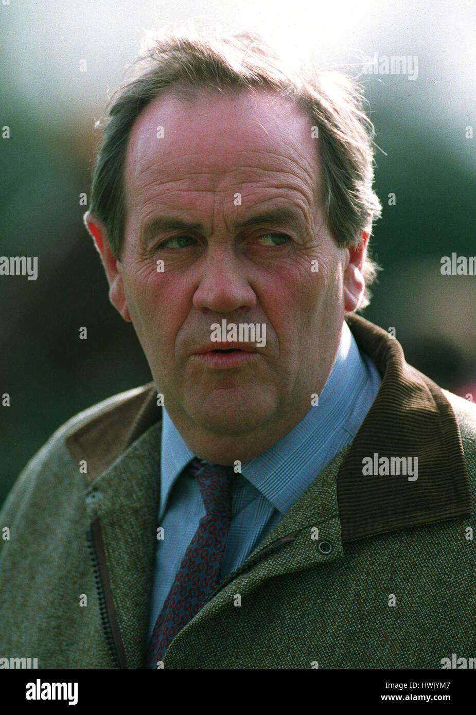 RICHARD HANNON RACE HORSE TRAINER 20 August 1993 Stock Photo - Alamy