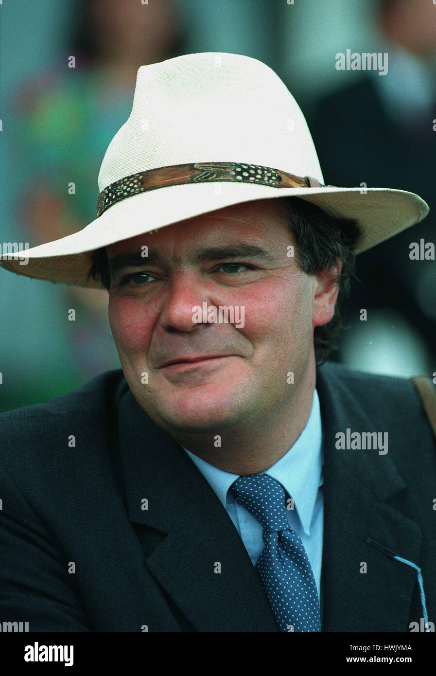HENRY PONSONBY RACE HORSE OWNER 24 August 1993 Stock Photo - Alamy