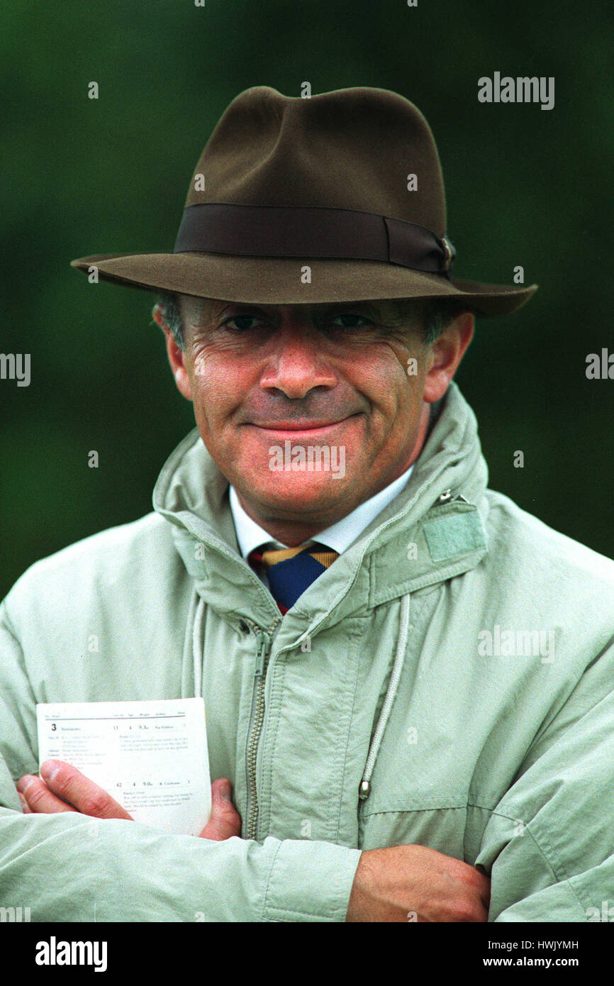 CHARLES CYZER RACE HORSE TRAINER 24 August 1993 Stock Photo - Alamy