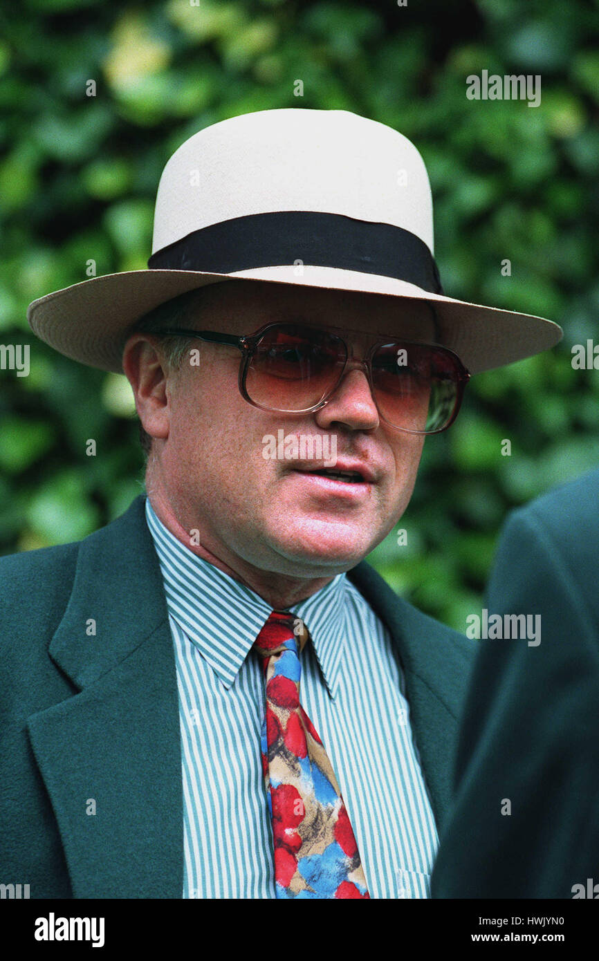 PETER SAVILL RACE HORSE OWNER 24 August 1993 Stock Photo - Alamy