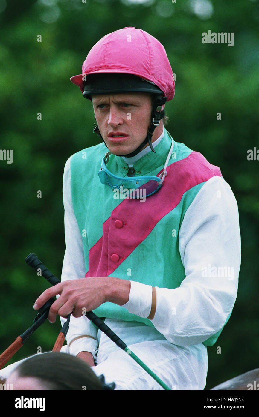 PAUL EDDERY JOCKEY 25 August 1993 Stock Photo - Alamy