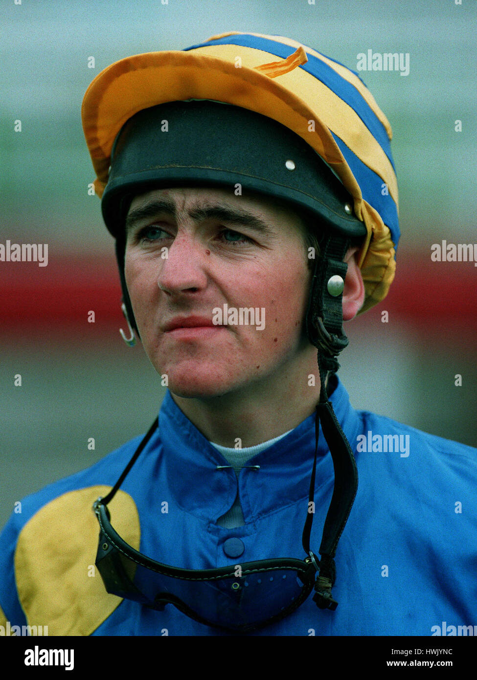DAVID P HARRISON JOCKEY 26 August 1993 Stock Photo - Alamy