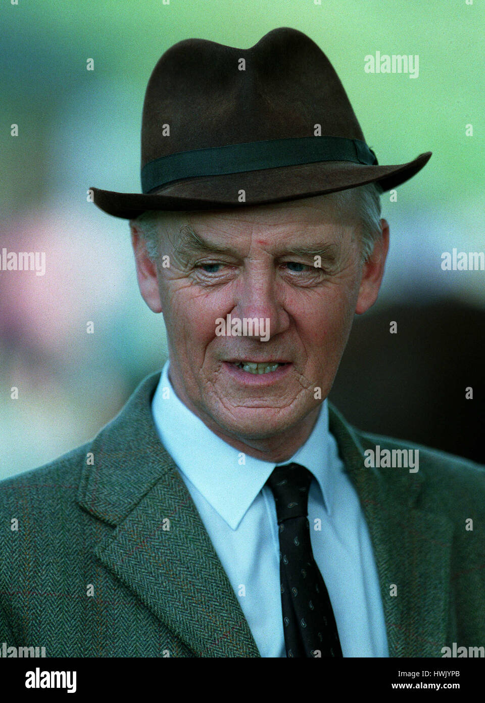 DAVID CHAPMAN RACE HORSE TRAINER 02 September 1993 Stock Photo - Alamy