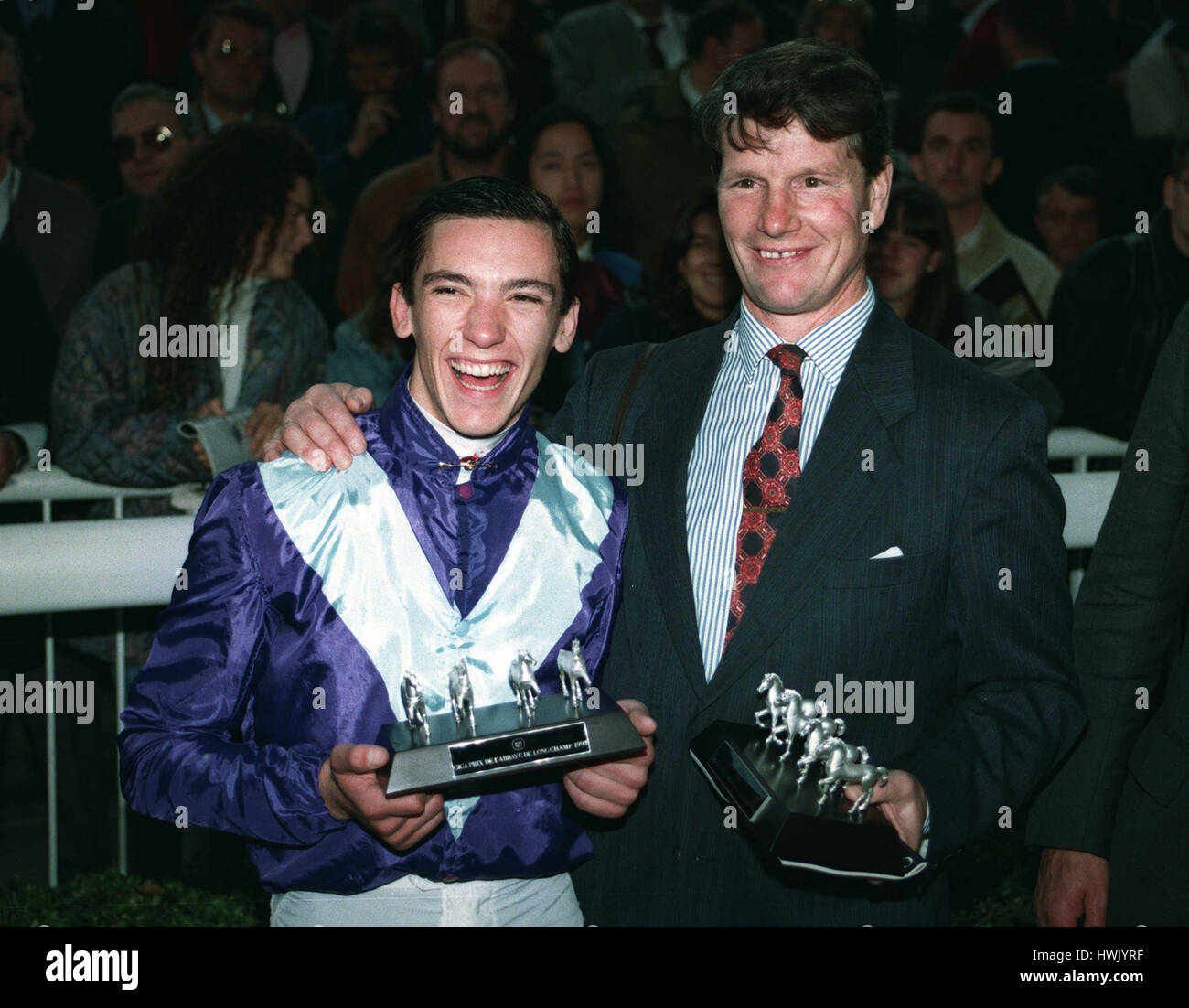 FRANKIE DETTORI & IAN BALDING JOCKEY & TRAINER 05 October 1993 Stock ...