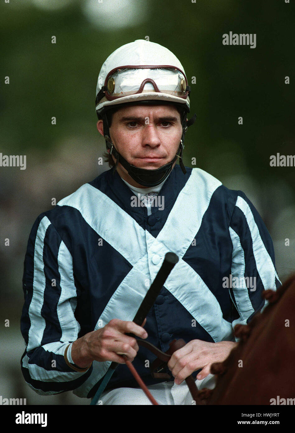 CASH ASMUSSEN JOCKEY 06 October 1993 Stock Photo - Alamy