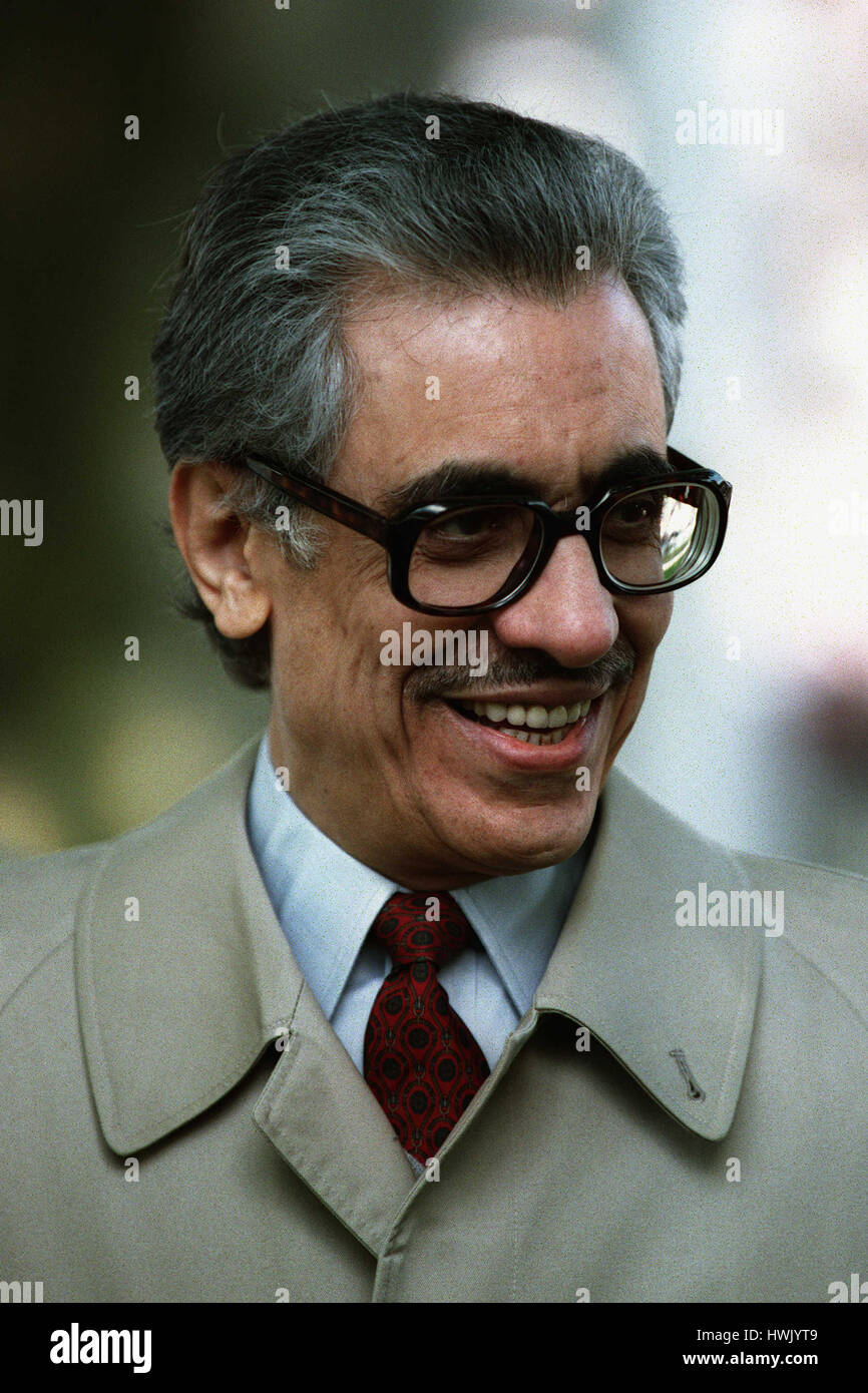 KHALID ABDULLAH RACE HORSE OWNER 06 October 1993 Stock Photo - Alamy