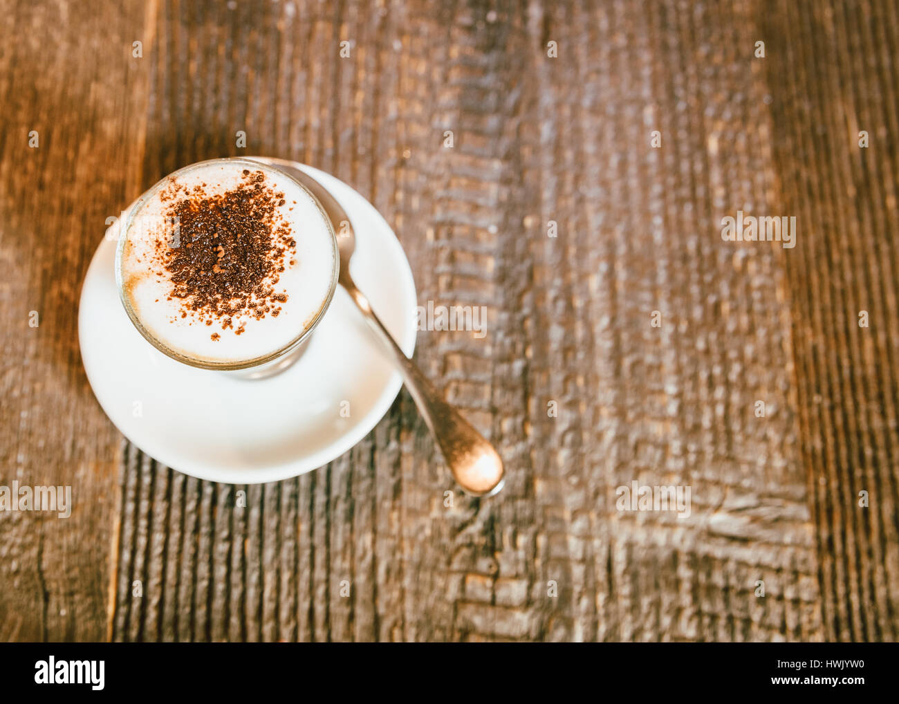 Marocchino (Caffè Marocchino) is a coffee drink served in a small glass ...