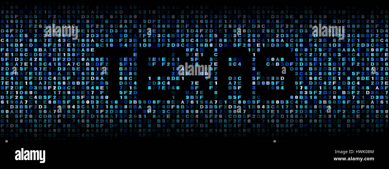 Texas text on hex code illustration Stock Photo - Alamy