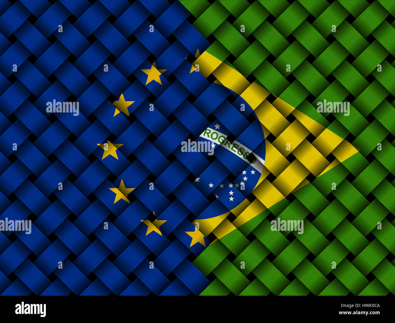 Woven flags hi-res stock photography and images - Alamy