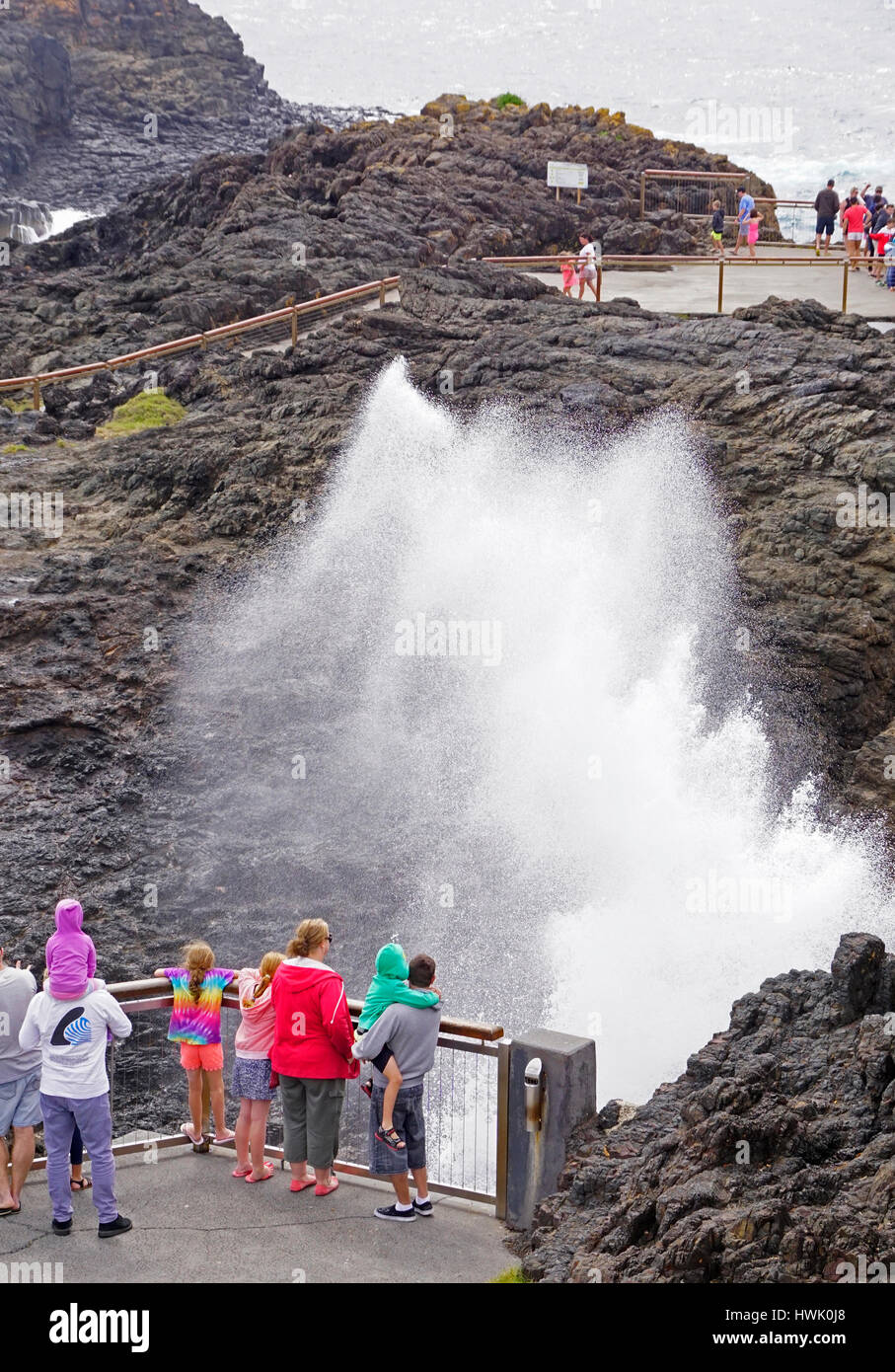 Kiama Blowhole at Blowhole Point, NSW, Australia Stock Photo - Alamy
