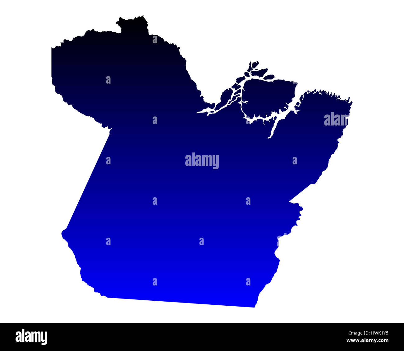 Map of Para Stock Photo - Alamy