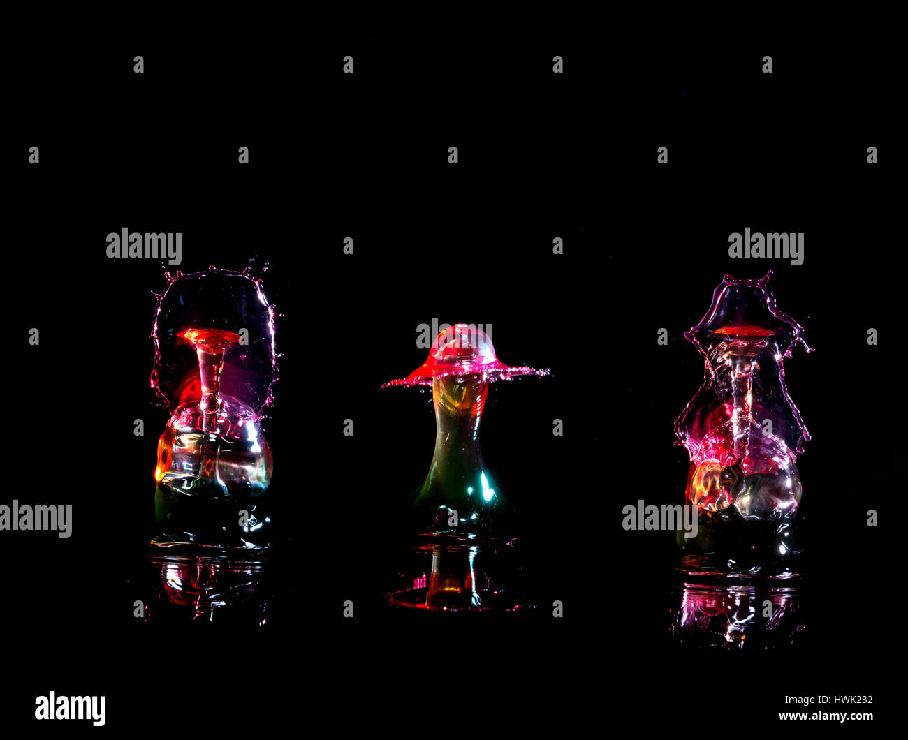 Water droplet splash closeup hi-res stock photography and images - Alamy