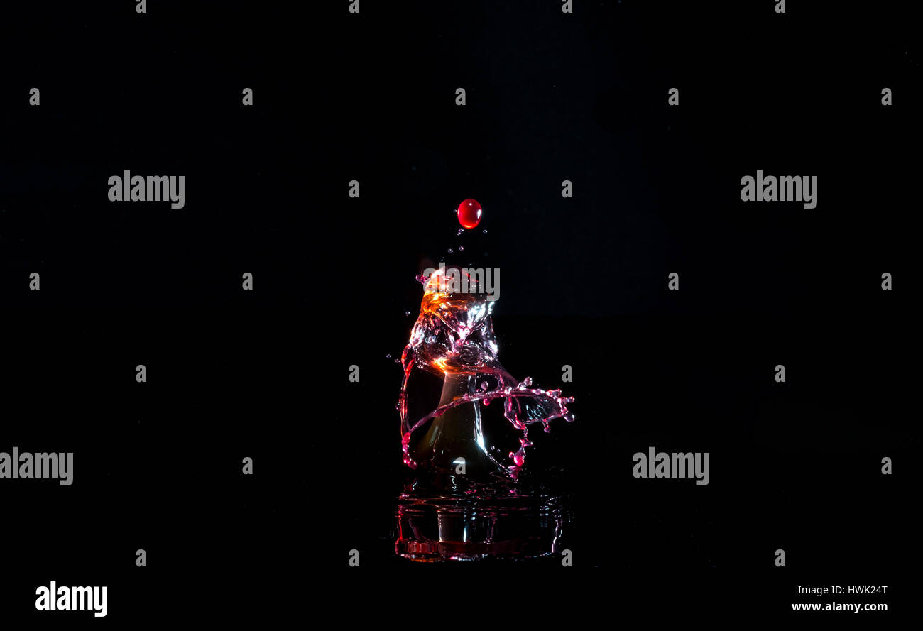 Clean falling particle effect forming hi-res stock photography and ...