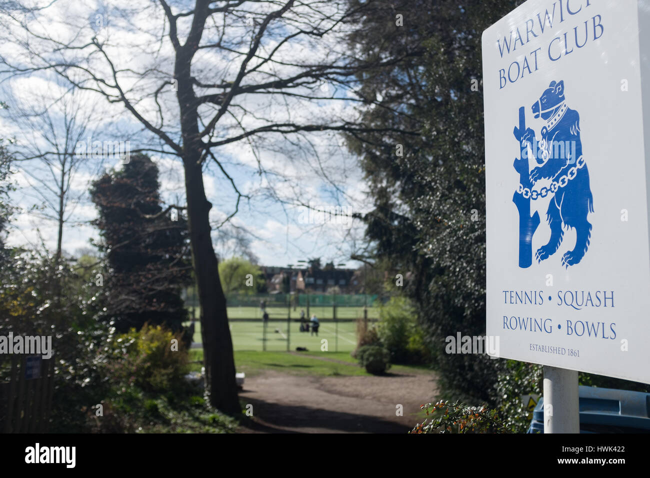 Warwick Boat Club, Warwick, Warwickshire Stock Photo - Alamy