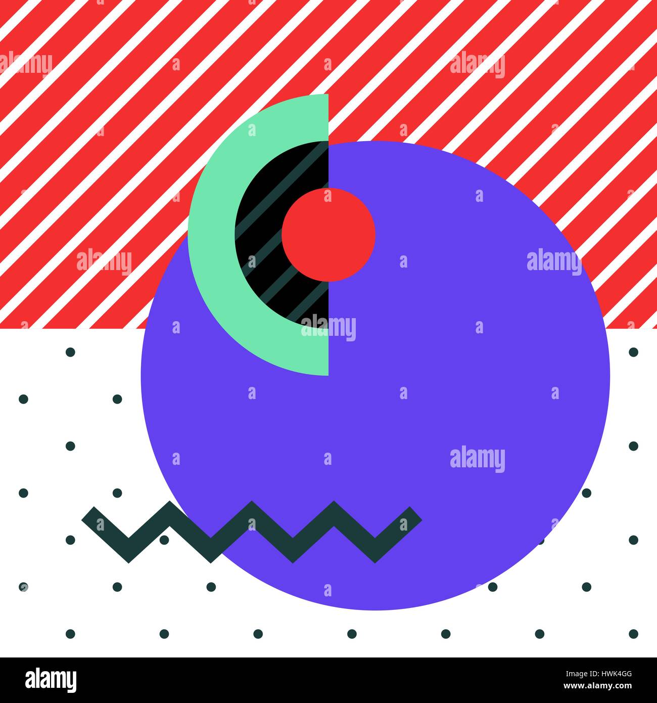 Neo Memphis patches stickers Stock Vector Image & Art - Alamy