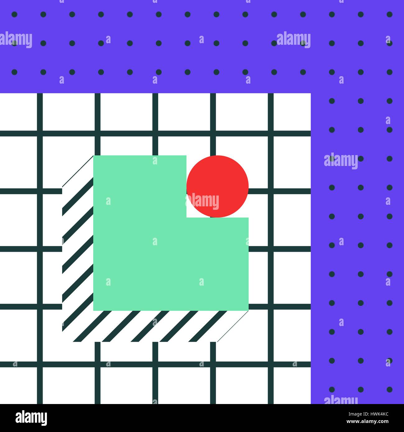 Neo Memphis patches stickers Stock Vector Image & Art - Alamy