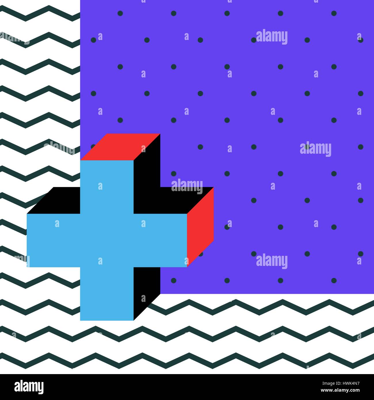 Neo Memphis patches stickers Stock Vector Image & Art - Alamy