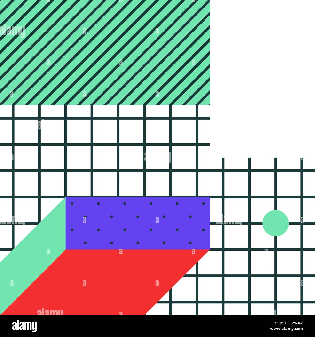 Neo Memphis patches stickers Stock Vector Image & Art - Alamy