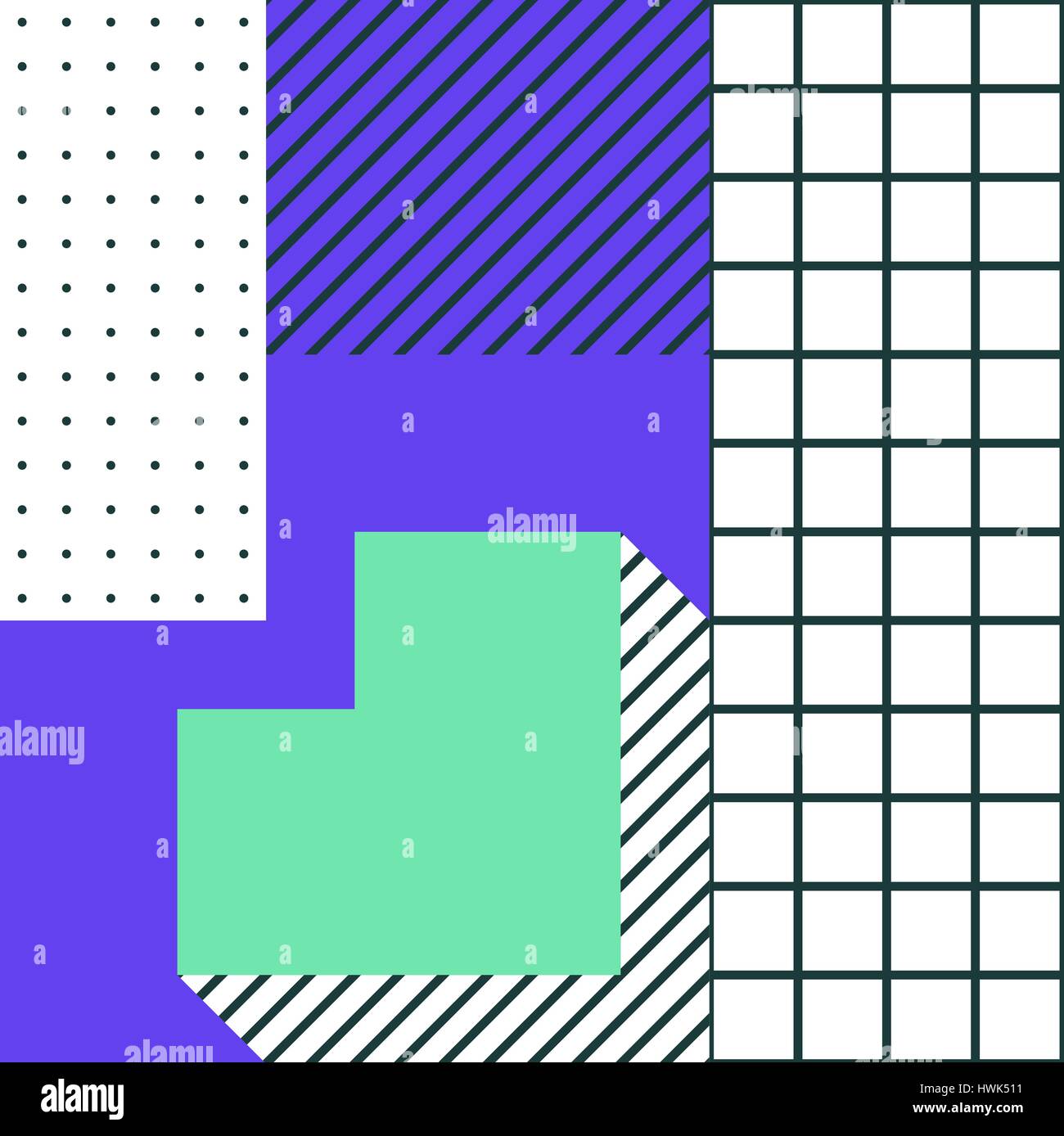 Neo Memphis patches stickers Stock Vector Image & Art - Alamy