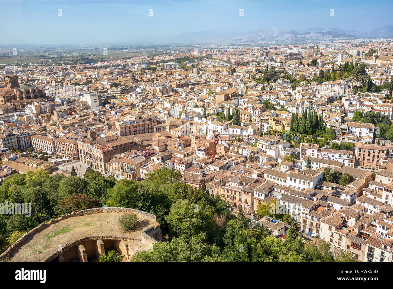View over from Alhambra palace. Granada, Spain Stock Photo - Alamy