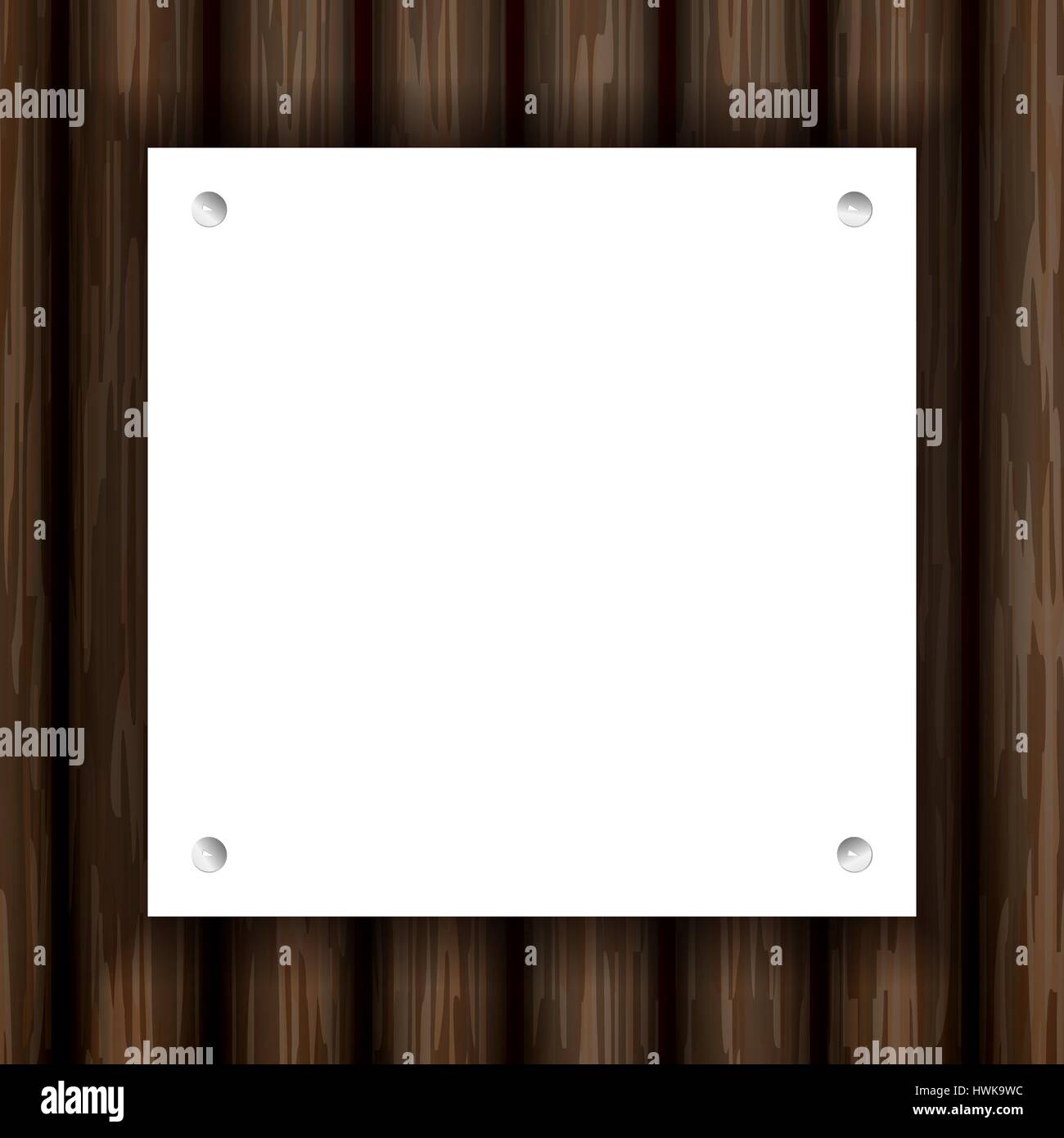 Paper note template empty Stock Vector Images - Alamy