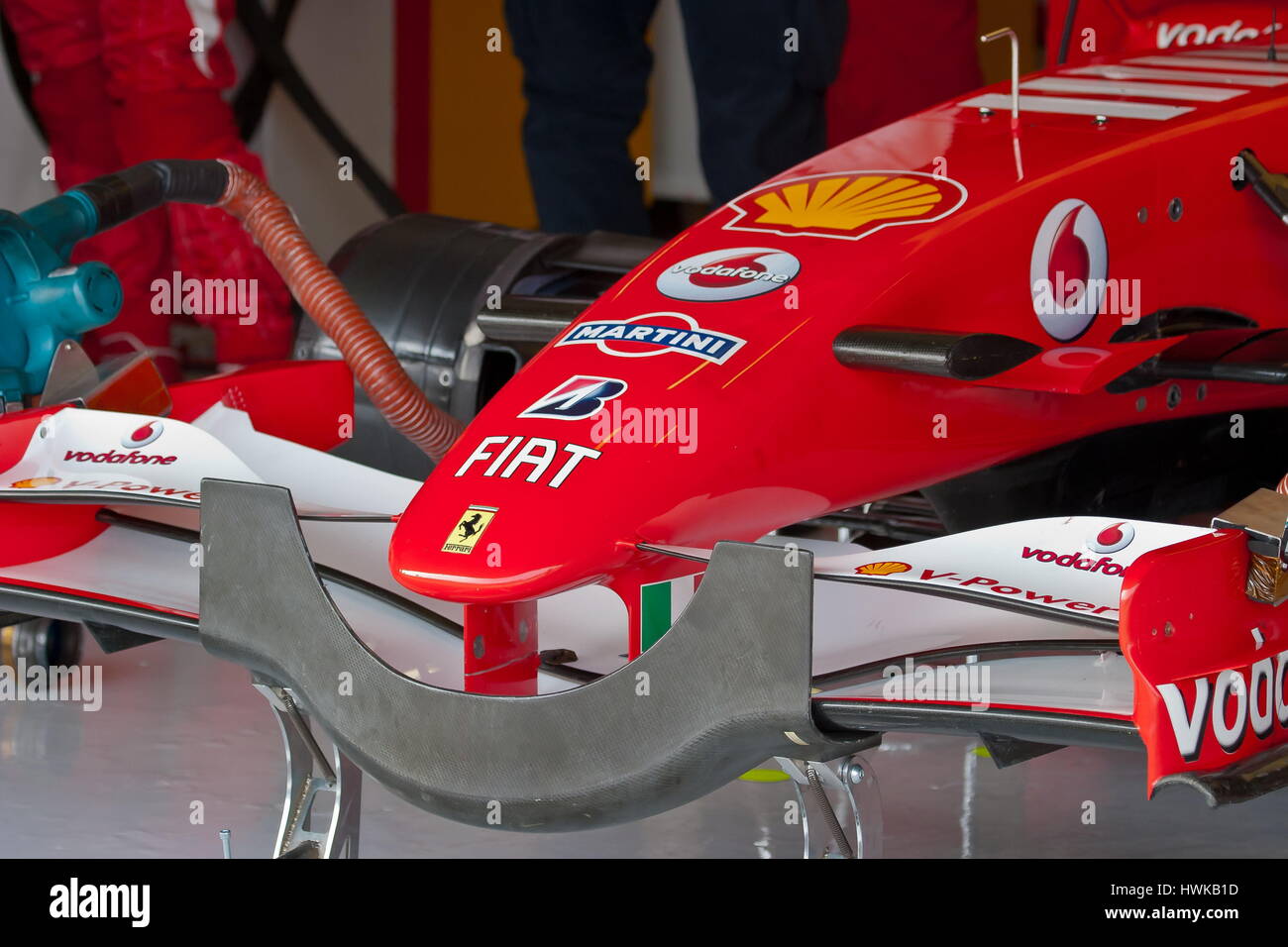 F1 racing car wings hi-res stock photography and images - Alamy