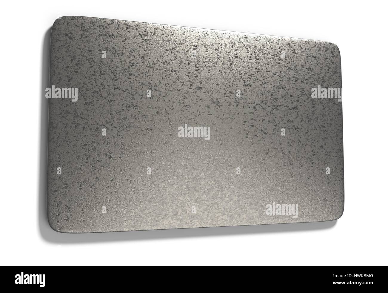 empty sign plate isolated on white, 3d illustration Stock Photo - Alamy