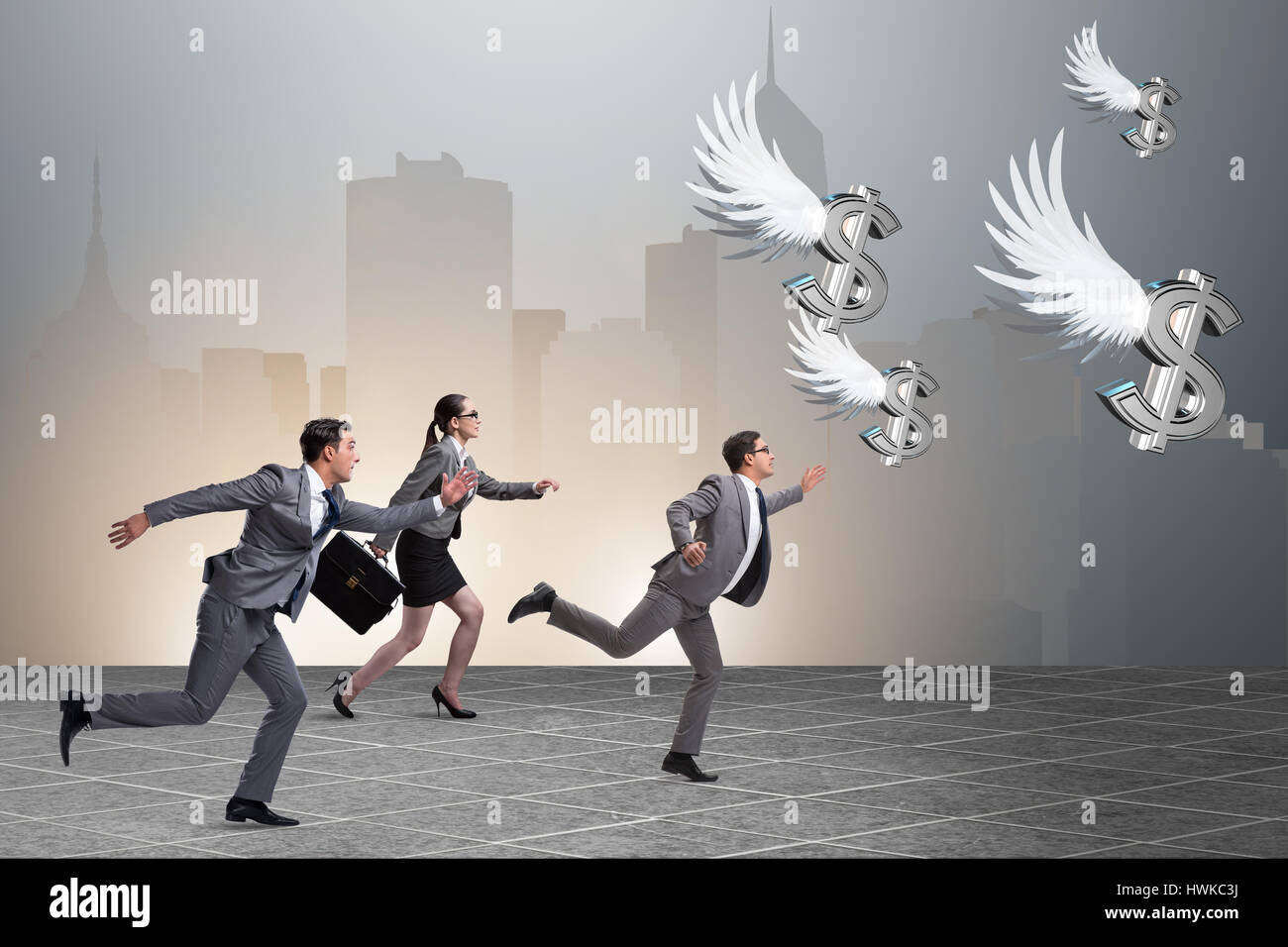 Angel chasing hi-res stock photography and images - Alamy