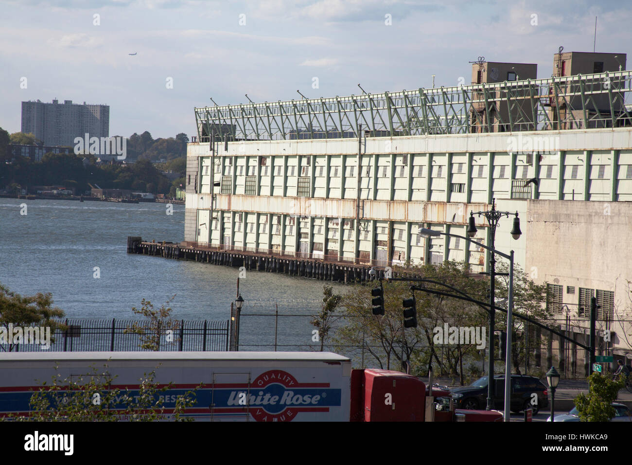 Pier 57 on The Hudson River from The High Line running between Chelsea ...
