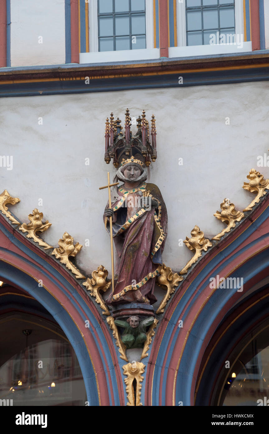 Christian Sculpture, Old-Town, Unesco World Heritage, Trier, Rhineland ...